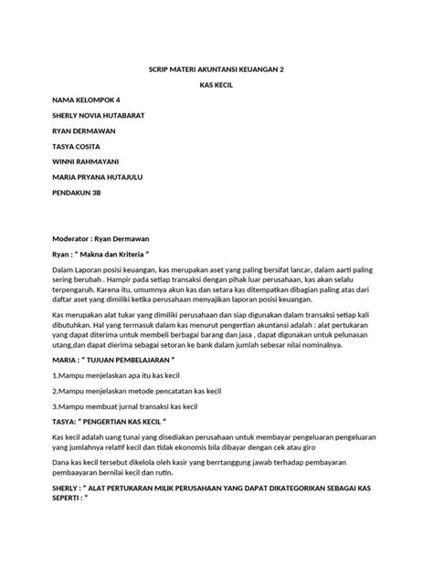 Scrip Materi Kelompok 4 Pdf