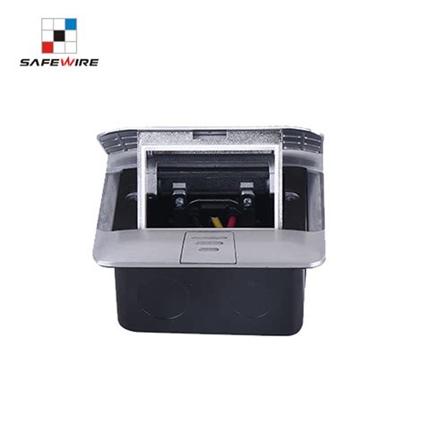 HTD 381L Pop Up Floorbox 2 Power Socket Or Data Floor Socket China Wenzhou Safewire Electric
