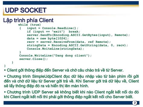 PPT UDP Socket Programming PowerPoint Presentation Free Download ID
