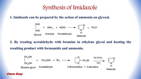 Imidazole Synthesis Of Imidazole Reactions Of Imidazole Medicinal