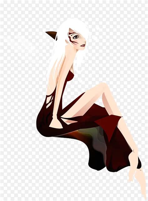 矢量手绘精灵女孩png图片素材下载图片编号8218979 Png素材网