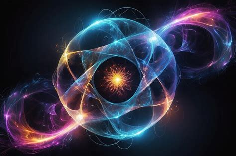 Premium Ai Image Abstract Quantum Energy