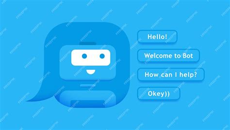 Premium Vector Cute 3d Chatbot Character On Message Box Speech Bubble Chat Bot With Different