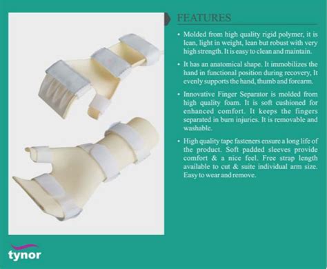 Tynor Hand Resting Splint Size Ch S M L Model Name Number E29 At Rs 445 5 Piece In Bengaluru