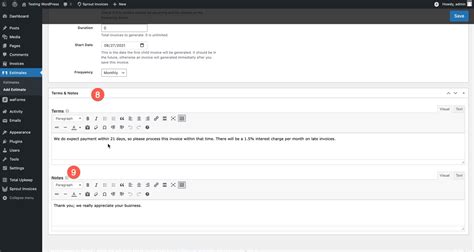 how to create estimates with sprout invoices inmotion hosting