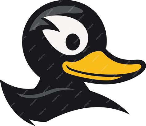 Premium Vector Pondpaddleaura Sleek Duck Icon Glidemaster Elegant Vector Duck Design