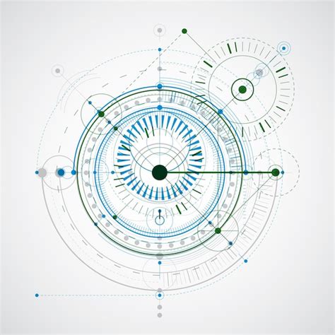 Premium Vector Technical Plan Abstract Engineering Draft For Use In Graphic And Web Design