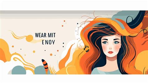professional website header design with cartoon vector illustration