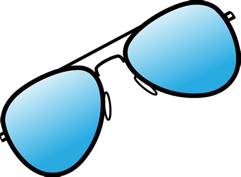 Aviator Sunglasses Clip Art