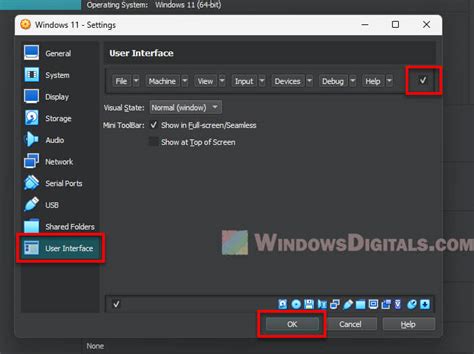 How To Show Missing VirtualBox Menu Bar In Windows