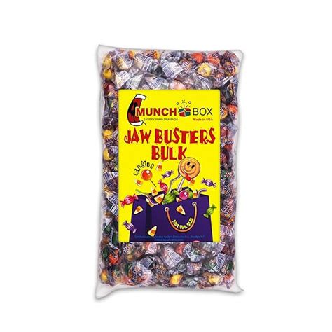 Jaw Busters 5lbs Bulk 5 Pound Bag Of Individually