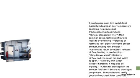 Gas Furnace Open Limit Switch Fault Hvacscience