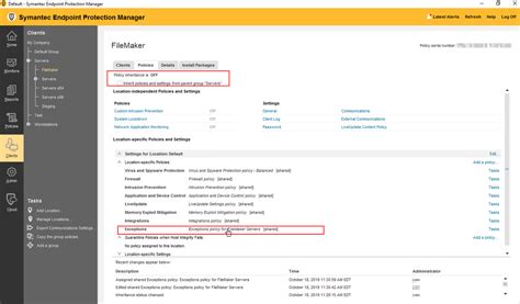 Symantec SEPM Configuration And Client Deployment Notes Security