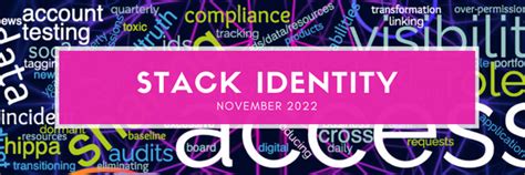 stack identity nov 2022