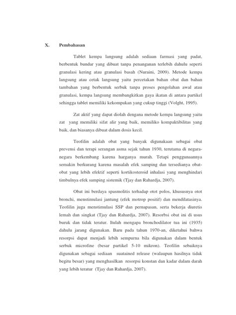 Pembahasan Teofilin Pdf
