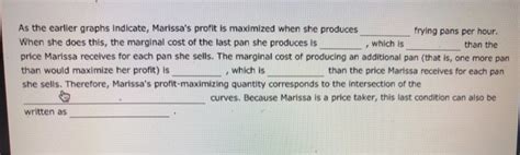Solved 4 Profit Maximization With A Cost Table Aa Aa
