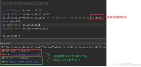 selenium自动化测试秘籍：解锁常用函数实战指南 selenium 4 29 find csdn博客