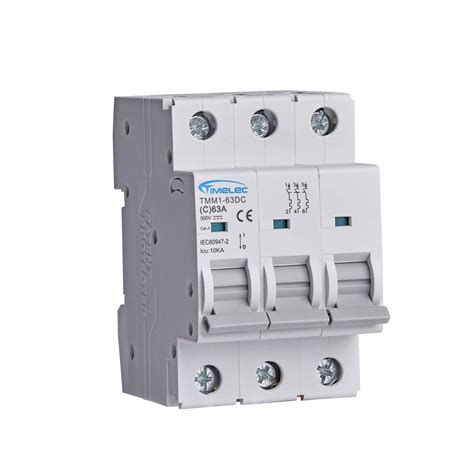 Timelec 63a Types Dc Motor Overloads Circuit Breaker 10ka Three Pole