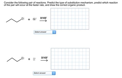 Solved Consider The Following Pair Of Reactions Predict The