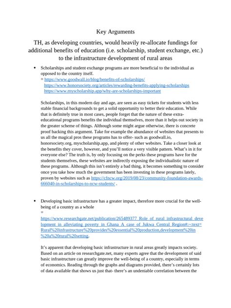 Key Arguments Pdf Infrastructure Economies