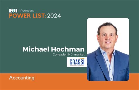Roi Influencers Power List 2024 Accounting — Michael Hochman Roi Nj