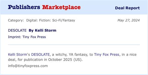 Its Publishers Marketplace Official A Witch With ADD Accidentally Messes Up A Spell And