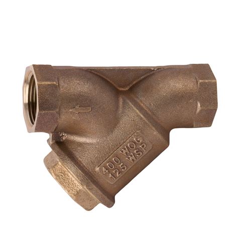1 Lf777sm1 20 Lead Free Bronze Wye Strainer Threaded Apex Supply Co