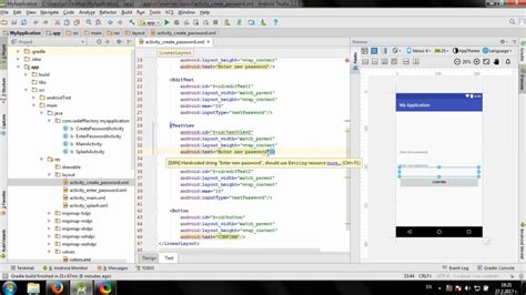 Develop Password Protected App In Android Studio YouTube
