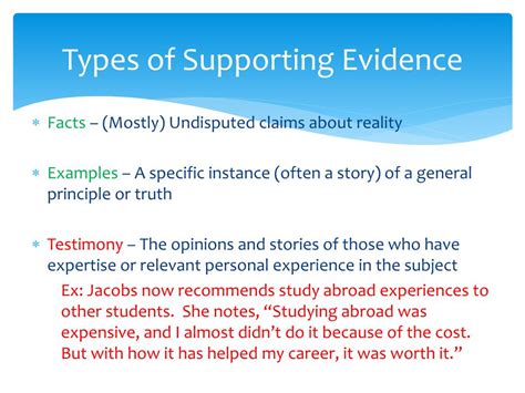 Ppt 17 Supporting Evidence Powerpoint Presentation Free Download Id 2871066