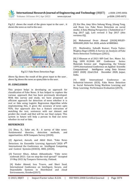 Development Of A Web Application For Fake News Classification Using Machine Learning Pdf