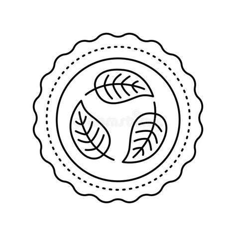 Biodegradable Logo Color Line Icon Composting Vector Isolated Element