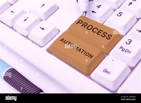 Sign Displaying Process Automation Internet Concept The Use Of Technology To Automate Business