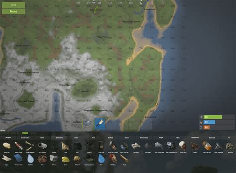 blurry map and items r playrustadmin