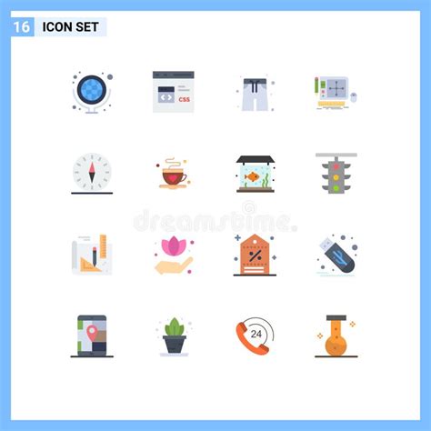 16 Flat Color Concept For Websites Mobile And Apps Gps Software Development Tool Design