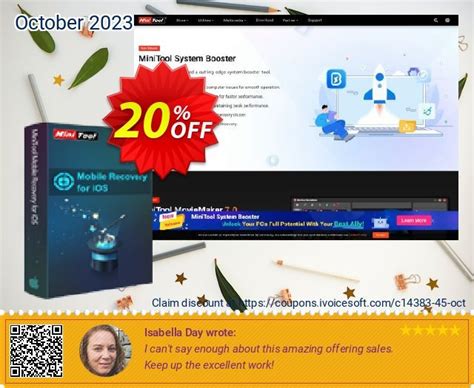 20 Off Minitool Ios Mobile Recovery For Mac Coupon Code Oct 2025