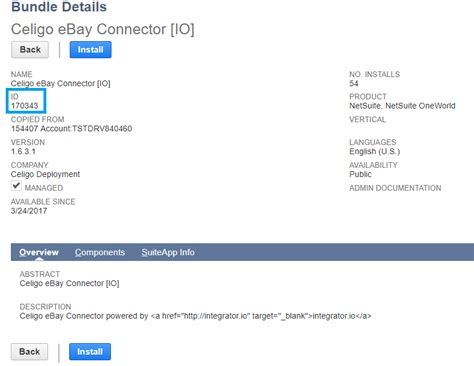 Install The Ebay Netsuite Integration App Celigo Help Center