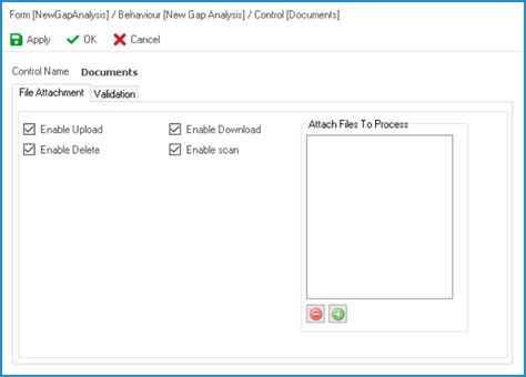 File Attachment Control Governance DBP Designer Manual