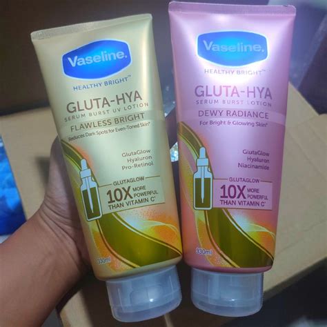 Original Gluta Hya Vaseline Healthy Bright Lotion 330ml Shopee Philippines