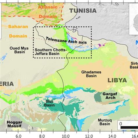 Regional Geological Map The Map Locates The Boundary Between Atlassic Download Scientific
