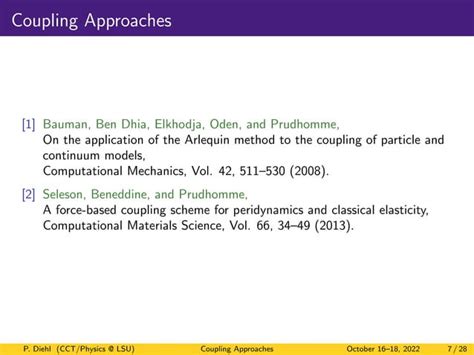 Challenges For Coupling Approaches For Classical Linear Elasticity And
