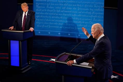 Trump And Biden Will Have Mics Cut In Final Debate