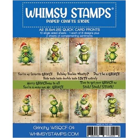 Grinchy Quick Card Fronts Teaspoon Of Fun