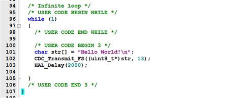 STM32 CubeMX USB VCP 虚拟串口 示例 cau par 博客园