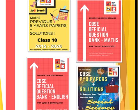 E Book Question Bank Class X 2021 Maths English Science Social