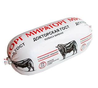 Колбаса вареная Мираторг Докторская с мраморной говядиной - «Обычная ...