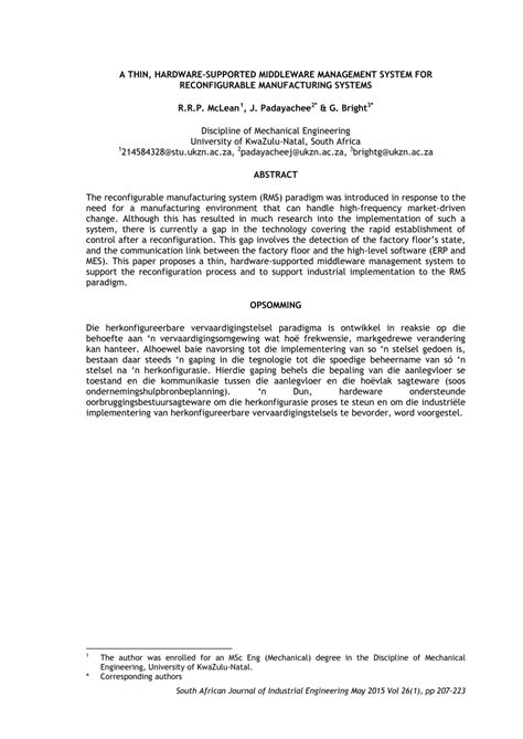 Pdf A Thin Hardware Supported Middleware Management System For
