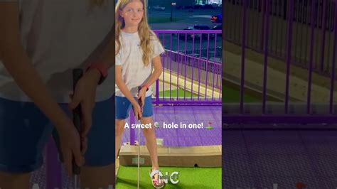 A Sweet Hole In One Crave Minigolfers Familyfun Holeinone Youtube