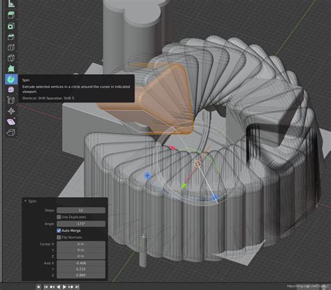 Blender的简单技巧——阵列、旋转、数组和曲线 Blender旋转阵列 Csdn博客