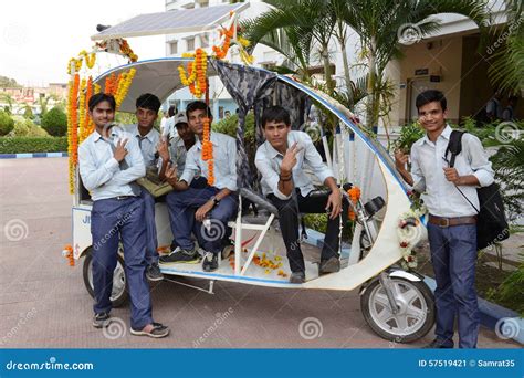 Solar Auto Rickshaw Editorial Photo Image Of Emmision 57519421