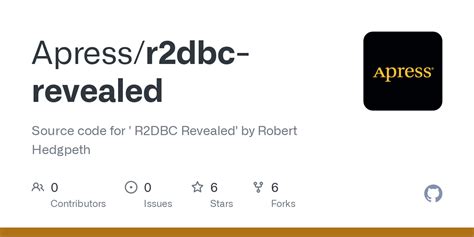 Github Apressr2dbc Revealed Source Code For R2dbc Revealed By